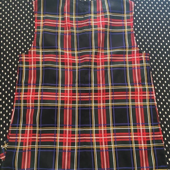 J. Crew | Tops | Nwt J Crew Plaid Tartan Sleeveless Ruffle Tank | Poshmark